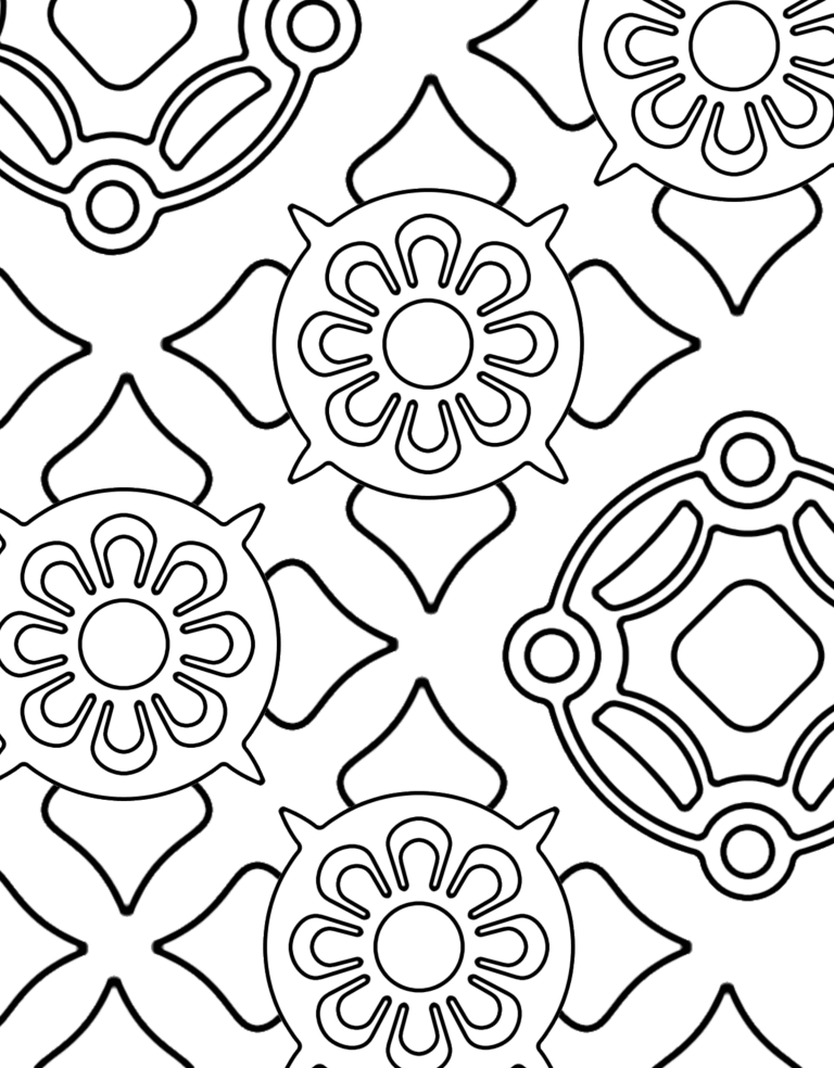 Free Large Print Coloring Pages - InnerAct Studio